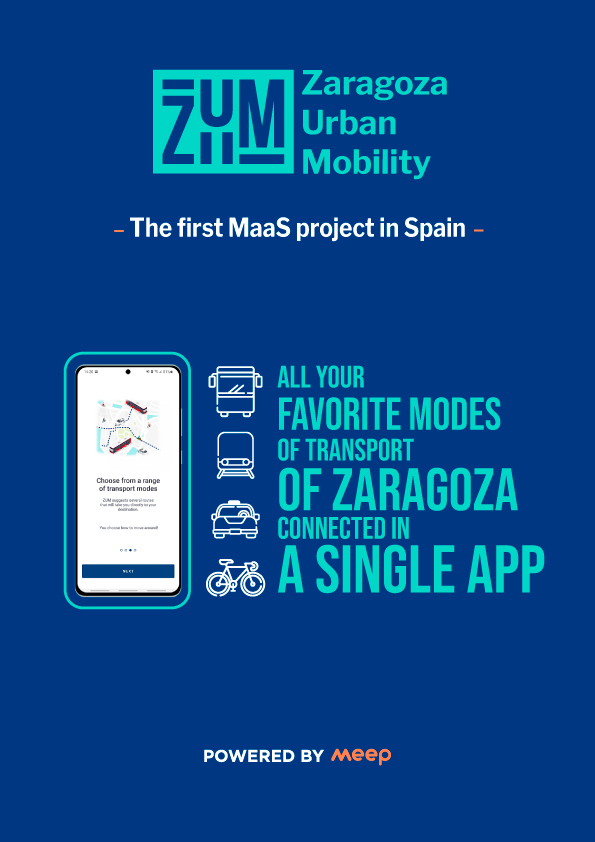 Download the MaaS guide of Zaragoza Urban Mobility (ZUM)
